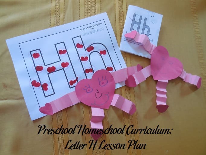 Preschool Homeschool Curriculum Letter H Lesson Plan Parenting Patch