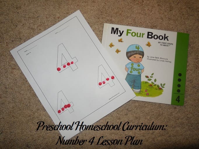 Preschool Homeschool Curriculum Number 4 Lesson Plan Parenting Patch Preschool Homeschool Curriculum Number 4 Lesson Plan Parenting Patch