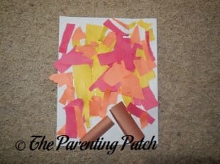 Torn Paper Fire Craft