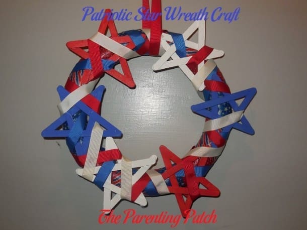 Patriotic Star Wreath Craft