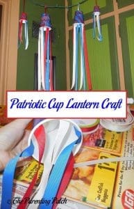 Patriotic Cup Lantern Craft