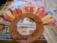Turkey Paper Plate Wreath Craft
