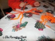 Pony Bead Pumpkin Craft