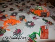 Pony Bead Pumpkin Craft