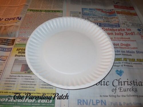H Is for Hamburger Paper Plate Craft