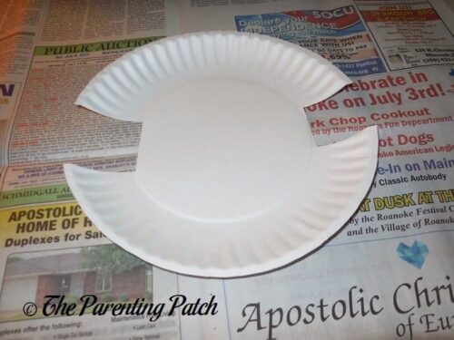 H Is for Hamburger Paper Plate Craft