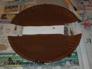 H Is for Hamburger Paper Plate Craft