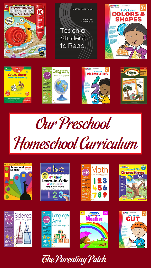 Our Preschool Homeschool Curriculum Parenting Patch